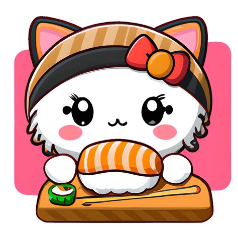 Sushi Cat Pin At Janita Huang Blog