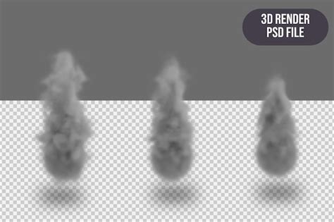Premium Psd 3d Render Realistic Smoke High Quality