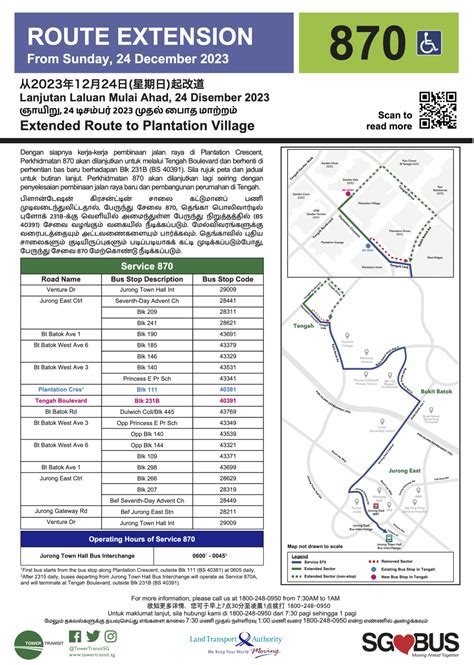 Tower Transit Bus Service 870 Land Transport Guru