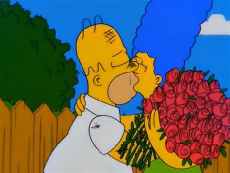 Homero Y Marge 💖 Frases De Amor De Disney Los Simpson Cumpleaños