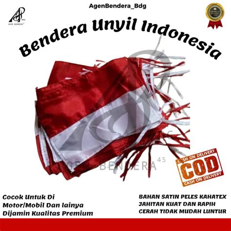 Jual Bendera Merah Putih Kecil Bendera Indonesia Bendera Kecil Kain Motor Ukuran ±15x20cm