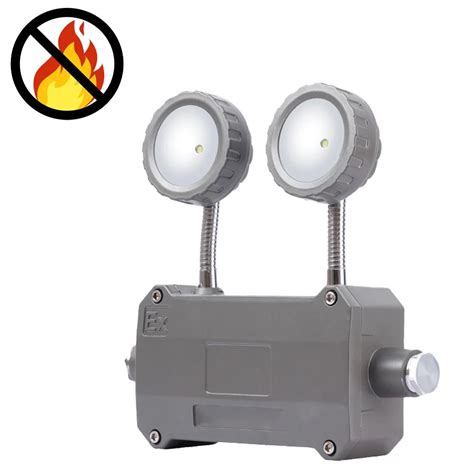 Ultralight Explosion Proof Emergency Light Twin Spot Led Ip65 Water