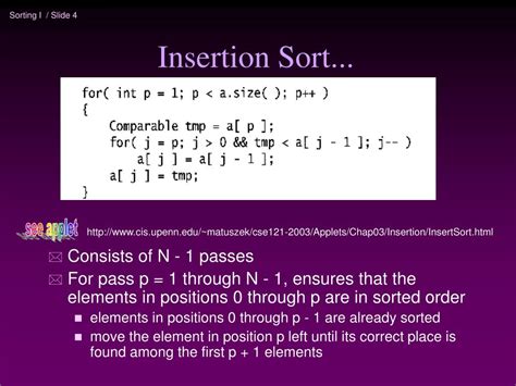 Ppt Insertion Sort Merge Sort Powerpoint Presentation Free Download Id1370038