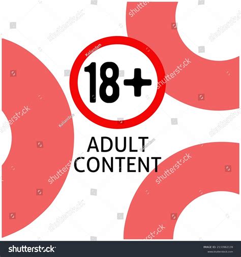 Infographics Adult Content Information Education Mental Stock Vector