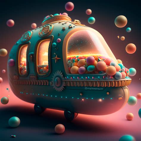 Ai Candy Spaceship On Behance
