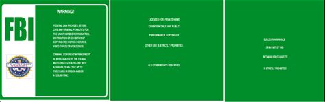 Green Fbi Warning Screens