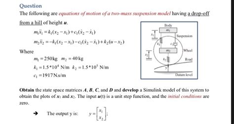 solved obtain state space model and show state space