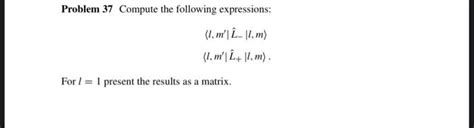 solved problem 37 compute the following expressions