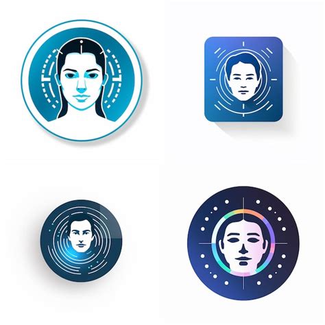 Premium Ai Image Identity Verification Logo