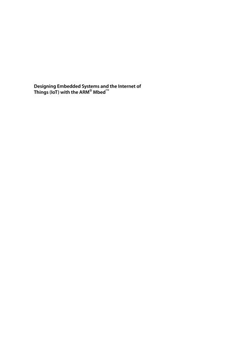 SOLUTION Designing Embedded Systems And The Internet Of Things Iot With The Arm Mbed Studypool