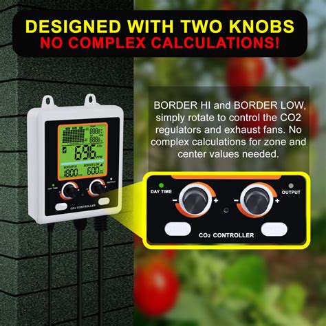 Dp 419 Co2 Controller Dual Outlets Co2 Controller For Grow Room Two