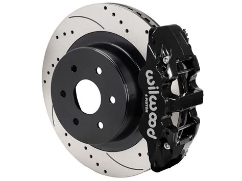 Wilwood 140 9838 D Aero4 Rear Black Drilled 1425 Big Brakes 2000