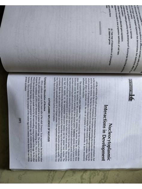 Ch 16 Nucleocytoplasmic Interaction In Development Pdf