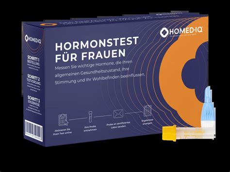 Hormontest Für Frauen Bluttest Zu Hause Homed Iq