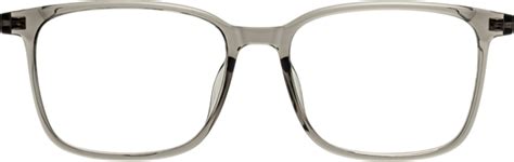 Translucent Gray Classic Tr90 Rectangle Eyeglasses Planet