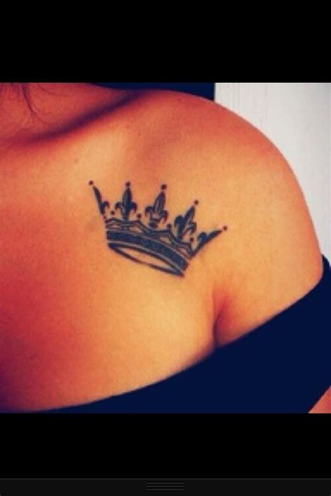 Girly Princess Crown Tattoos