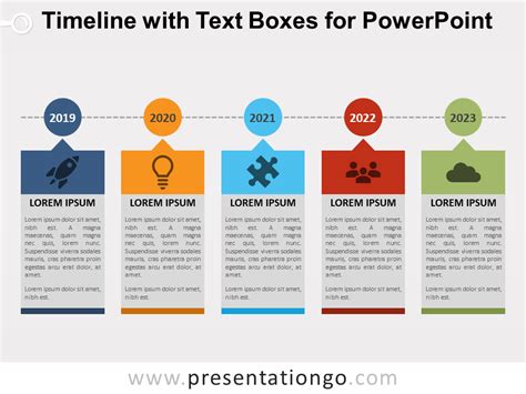Free Timeline With Text Boxes For Powerpoint Powerpoint Icon Powerpoint Animation Powerpoint