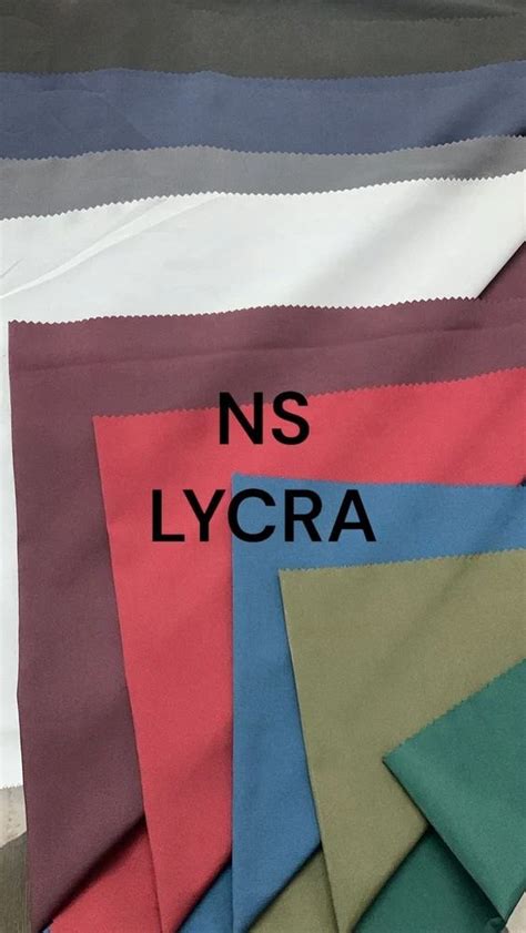 Ns Lycra Fabric Print Solid Color Multicolor At ₹ 545meter In New