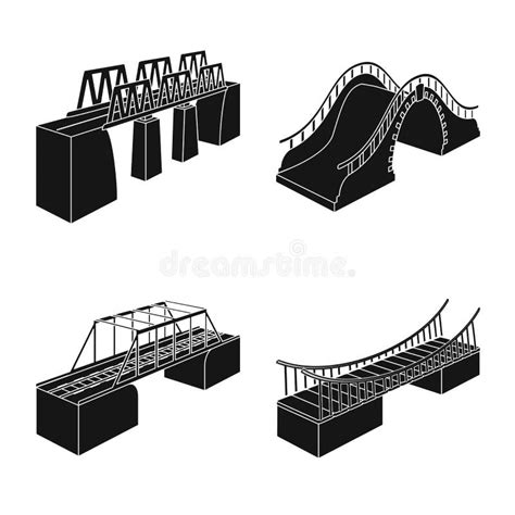 vector design of construct and side symbol set of construct and architecture stock symbol for