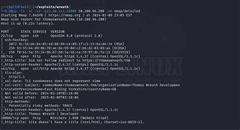 tryhackme wreath writeup tae lur alexis