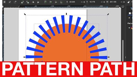 Inkscape Patterns Along Path How To Tutorial Youtube