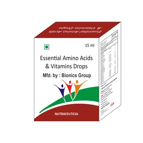 Essential Amino Acids Vitamin Drops Bionics Herbals