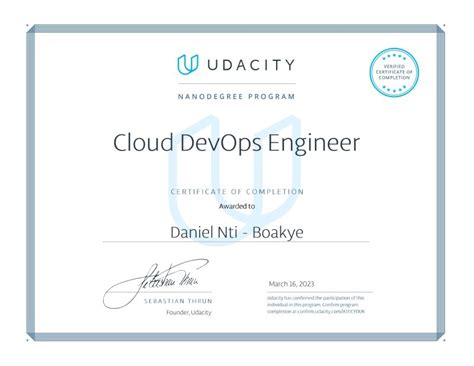 Daniel Nti Boakye On Linkedin Softwareengineering Clouddevops Udacity Alx Dartisan 22