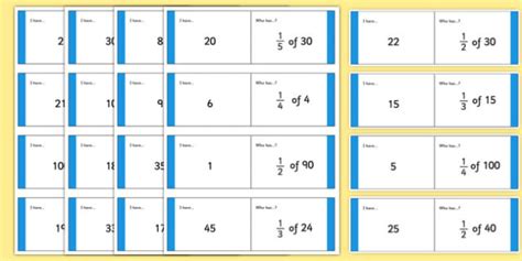 Finding Fractions Ks2 Fractions As Operators Loop Cards
