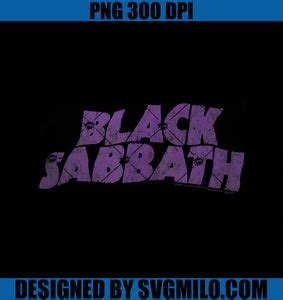 Black Sabbath Png Heavy Metal Band Wavy Logo By Rock Off Png