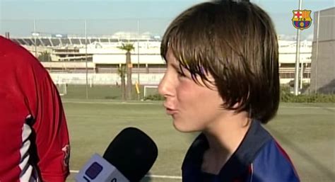 Barcelona Release Unseen Footage Of A Young Lionel Messi Uk