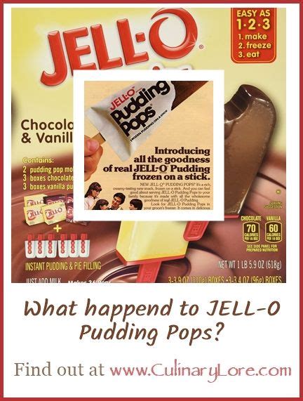 What Happened To Jell O Pudding Pops Jello Fudge Pops