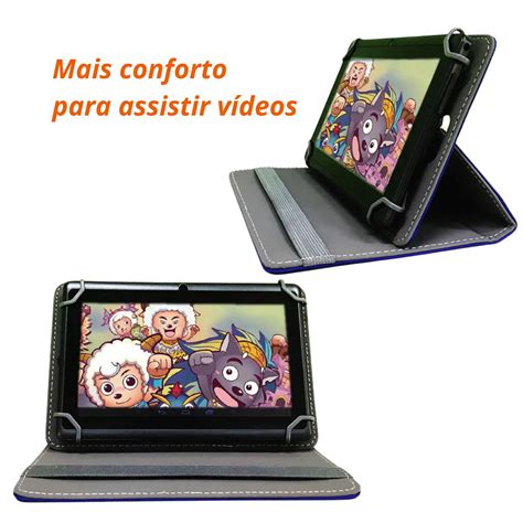 Capa Personalizada Infantil Giratória Ptablet 8 Acessórios Para Tablet Brinquedos Infantis