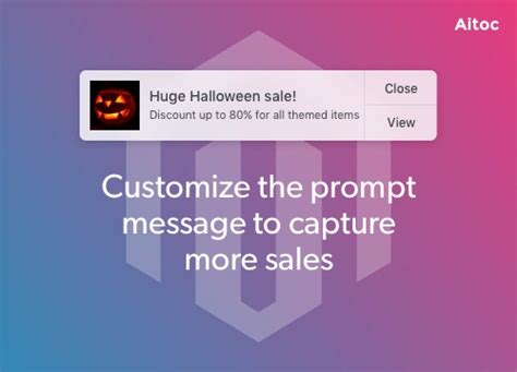 Magento 2 Web Push Notification Extension By Aitoc