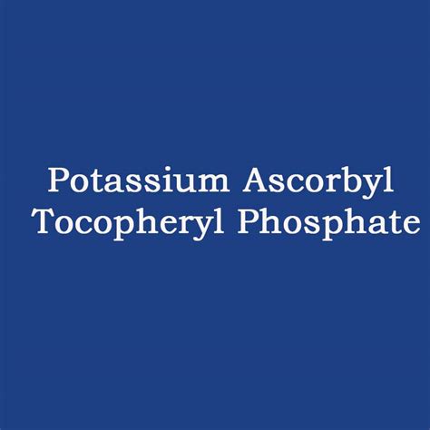 Potassium Ascorbyl Tocopheryl Phosphate Jean Darcel Việt Nam