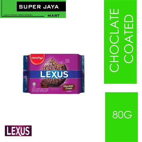Munchys Lexus Choco Coated Cream Biscuit 10 Sachets 200g Shopee Malaysia