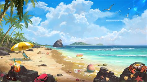 Summer Beach Tourism Wallpapers Wallpaper Cave