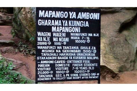 In The Bowels Of The Amboni Caves Of Tanga The Eastafrican