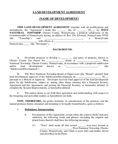 Land Advance Agreement Format At Frank Thill Blog