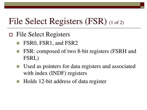 Ppt Pic18f Programming Model And Its Instruction Set Powerpoint