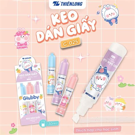 Keo Dán Giấy Glubby Liquid Glue Thiên Long G 025 Thiên Long Shop