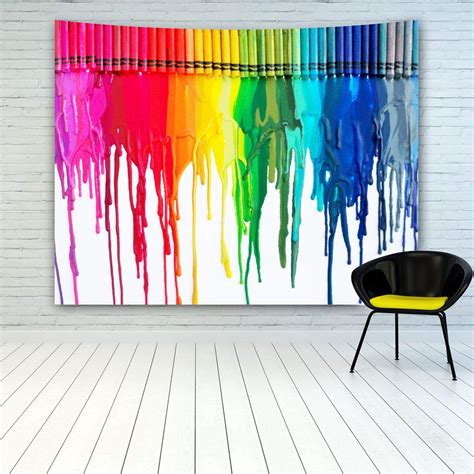 Melting Crayon Background
