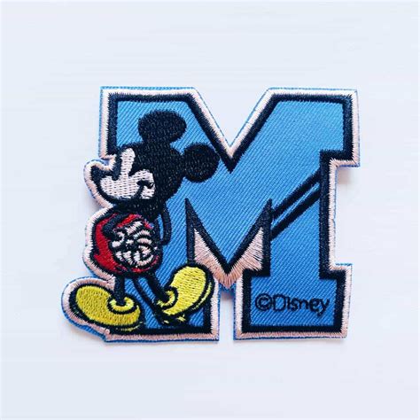 M Is For Mickey Patch Nowstalgia