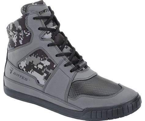 Bates Marauder Performance Mens Motorcycle Boots Grey Digital Camo