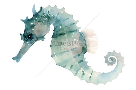해마 그림 그리기 일러스트 무료 다운로드 Lovepik