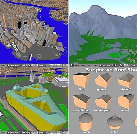 An Example Of Using The Blender Osm Software Download Scientific Diagram