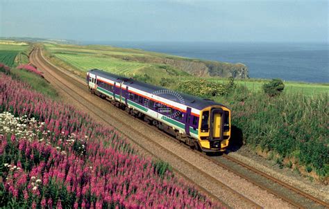 The Transport Library An Ews Class 37 Locomotive Pulls A Scotrail