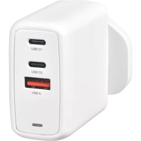 Masterplug 3 Outlet Type A And C Plug In Usb Charger 335a Screwfix