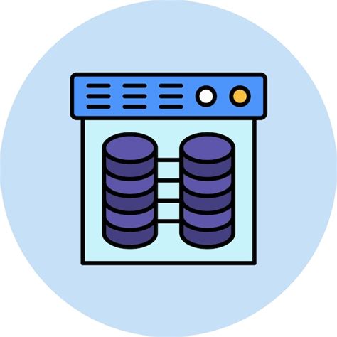 Premium Vector Data Warehouse Flat Illustration