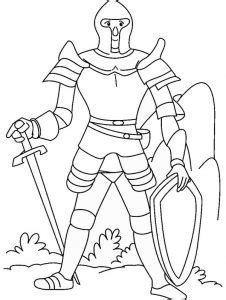 87 Desenhos De Guerreiros Para Imprimir E Colorirpintar