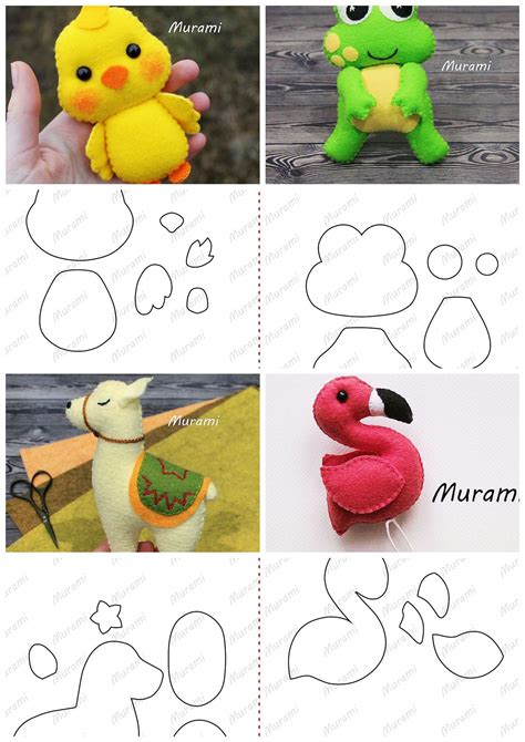 The Cutest Felt Animals Patterns To Sew Artofit
